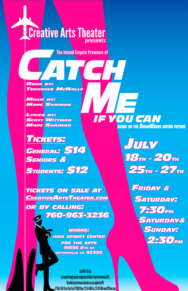 2014: Catch Me If You Can July 18th - 20th & 25th - 27th 2014 ...